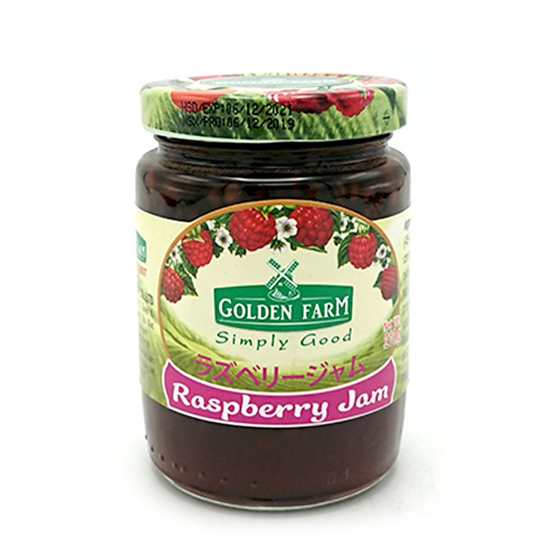 GOLDEN FARM RASPBERRY JAM 210G