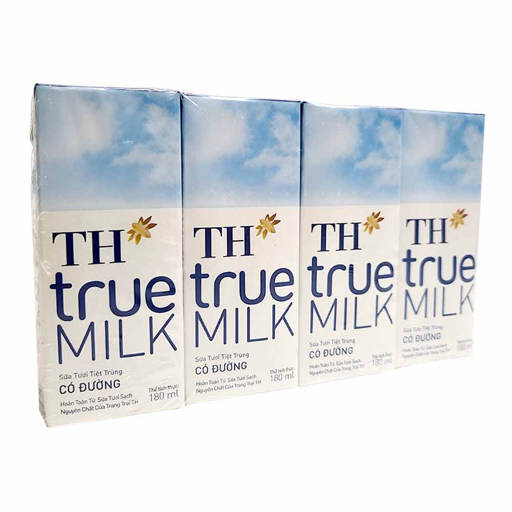 TH TRUE MILK SWEETENED 180ML
