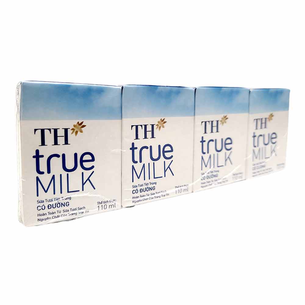 TH TRUE MILK 110MLX4 SWEET