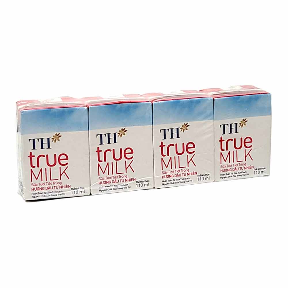 TH TRUE MILK STRAWBERRY 110MLX4