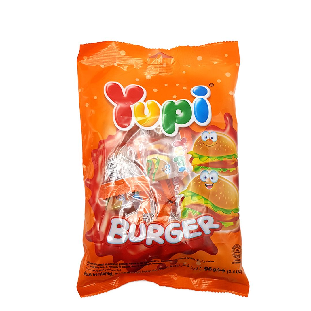 YUPI MINI BURGER GUMMY 96G