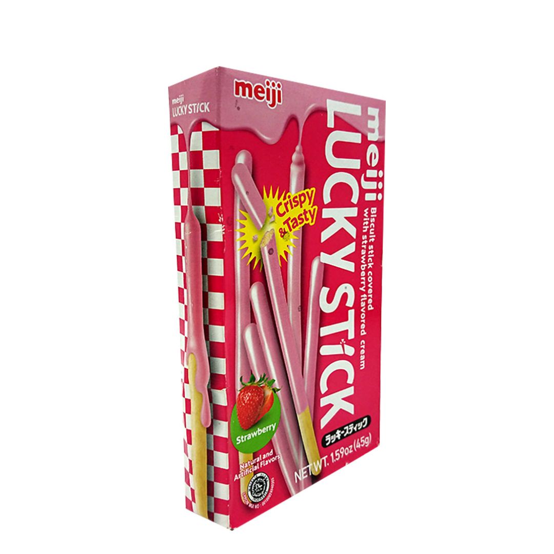 MEIJI LUCKY STICK STRAWBERRY 45G