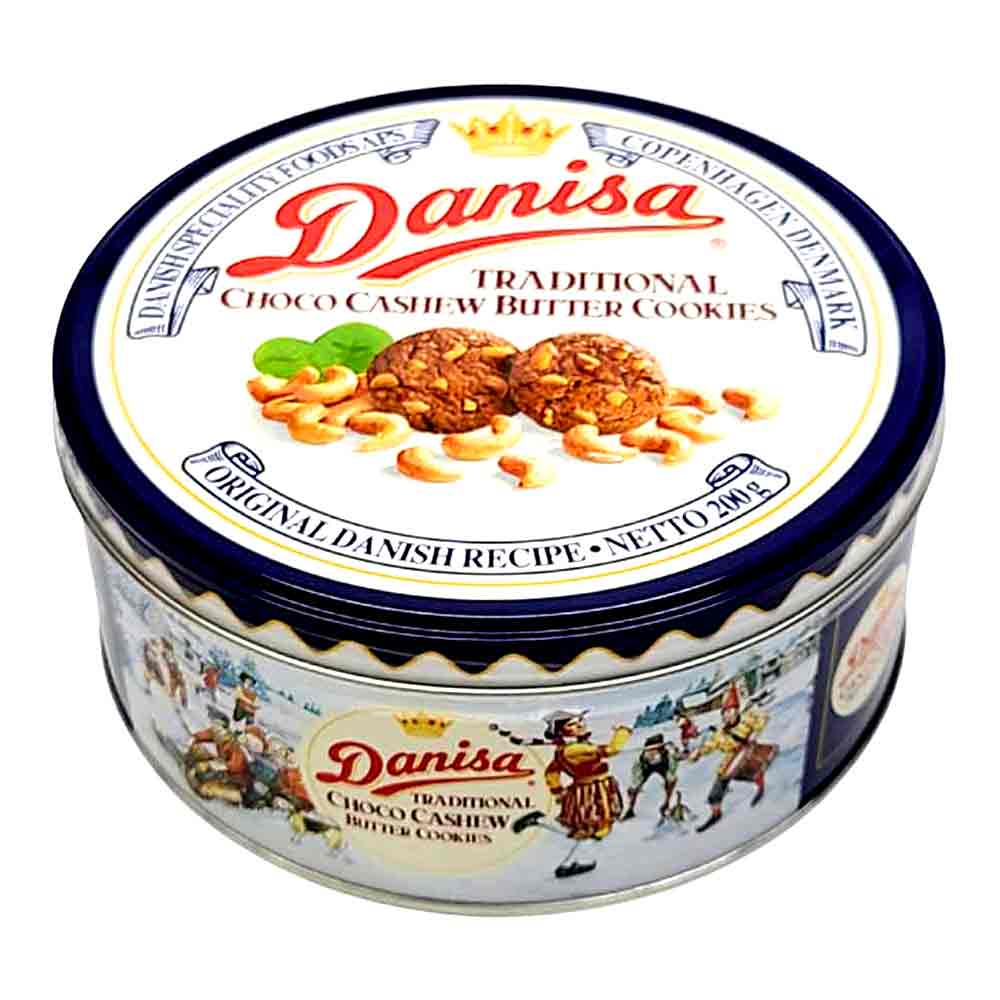 DANISA CHOCO CASHEW BUTTER COOKIES 200G
