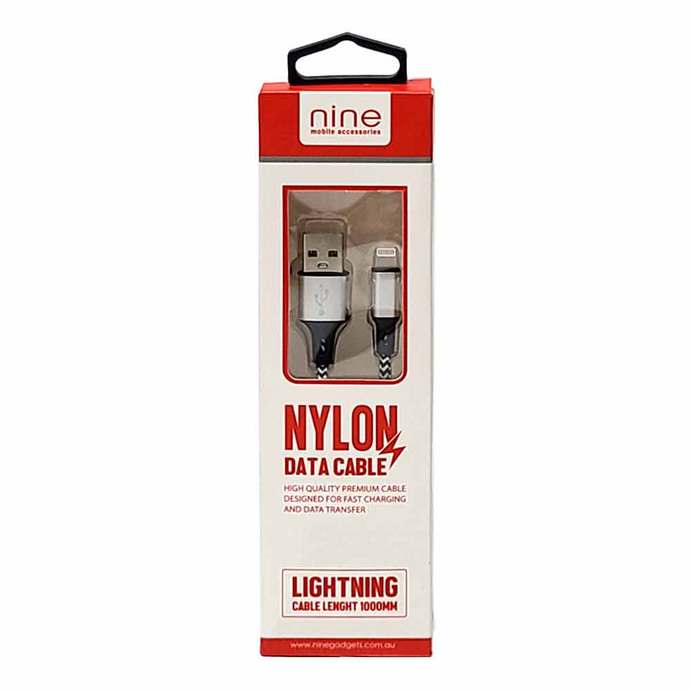 NINE NYLON DATA CABLE LIGHTING 1000MM
