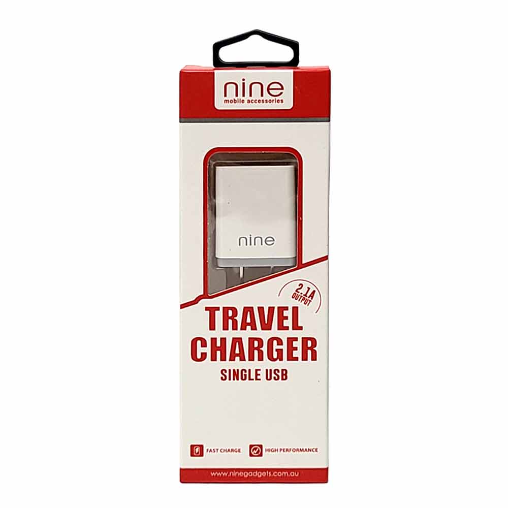 NINE TRAVEL CHARGER SINGLE USB