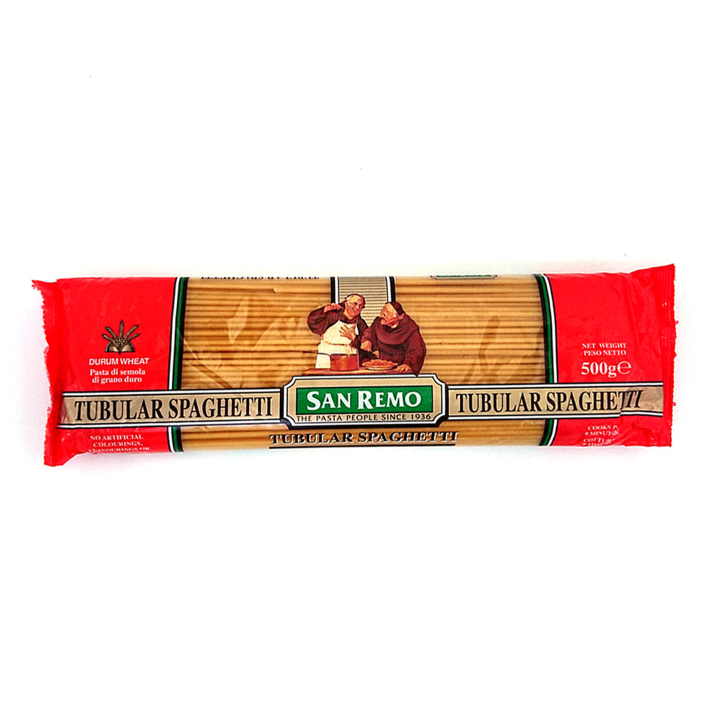 SANREMO TUBULAR SPAGHETTI 500G