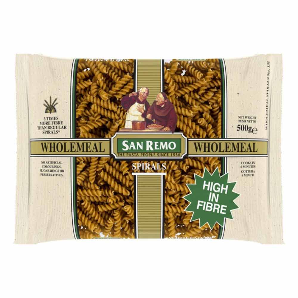 SANREMO W/MEAL SPIRALS #131 500G