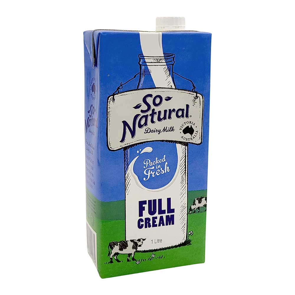 So Natural Full Cream 1L