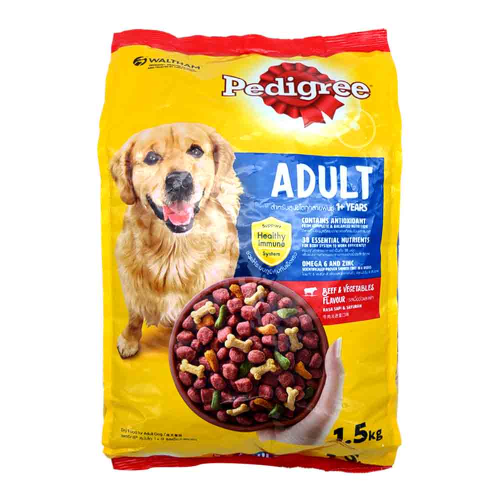 Pedigree Beef & Vegetable Flavor 1.5Kg