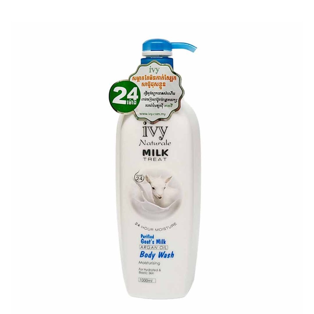 IVY BODY SHAMPOO GOAT'S MILK &MOIST 24 1000ML