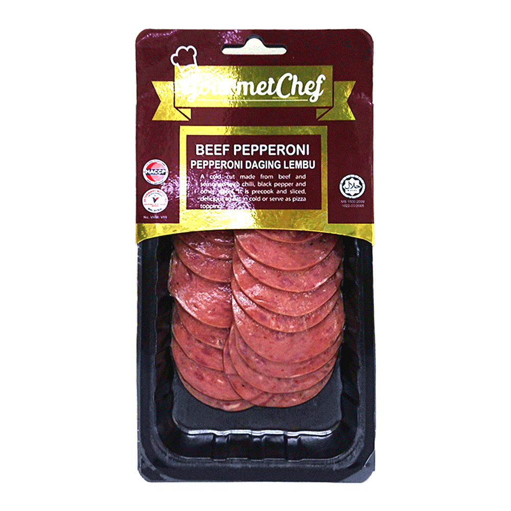 GOURMET CHEF BEEF PEPPERONI 150G