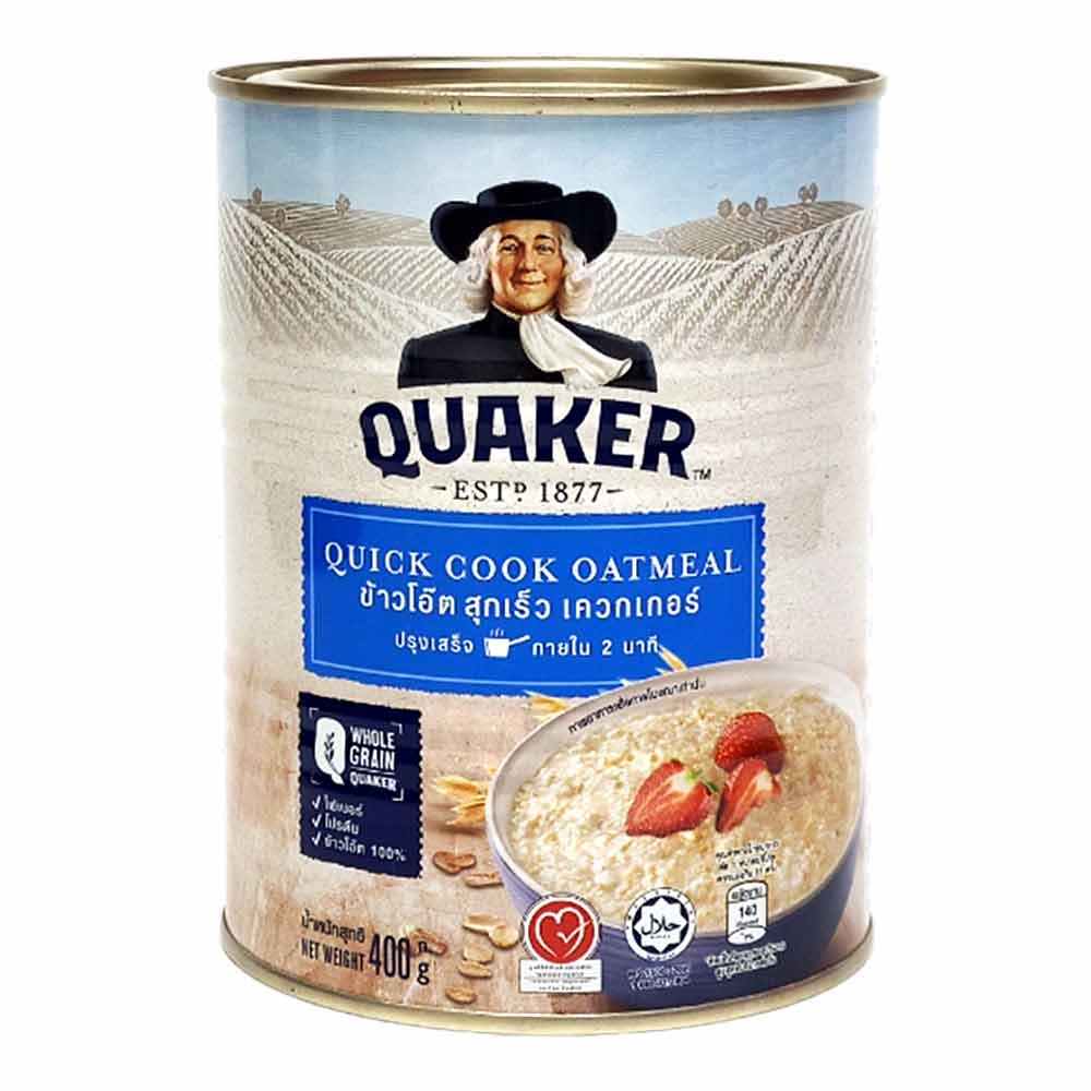 QUAKER QUICK COOK OATMEAL BLUE 400G