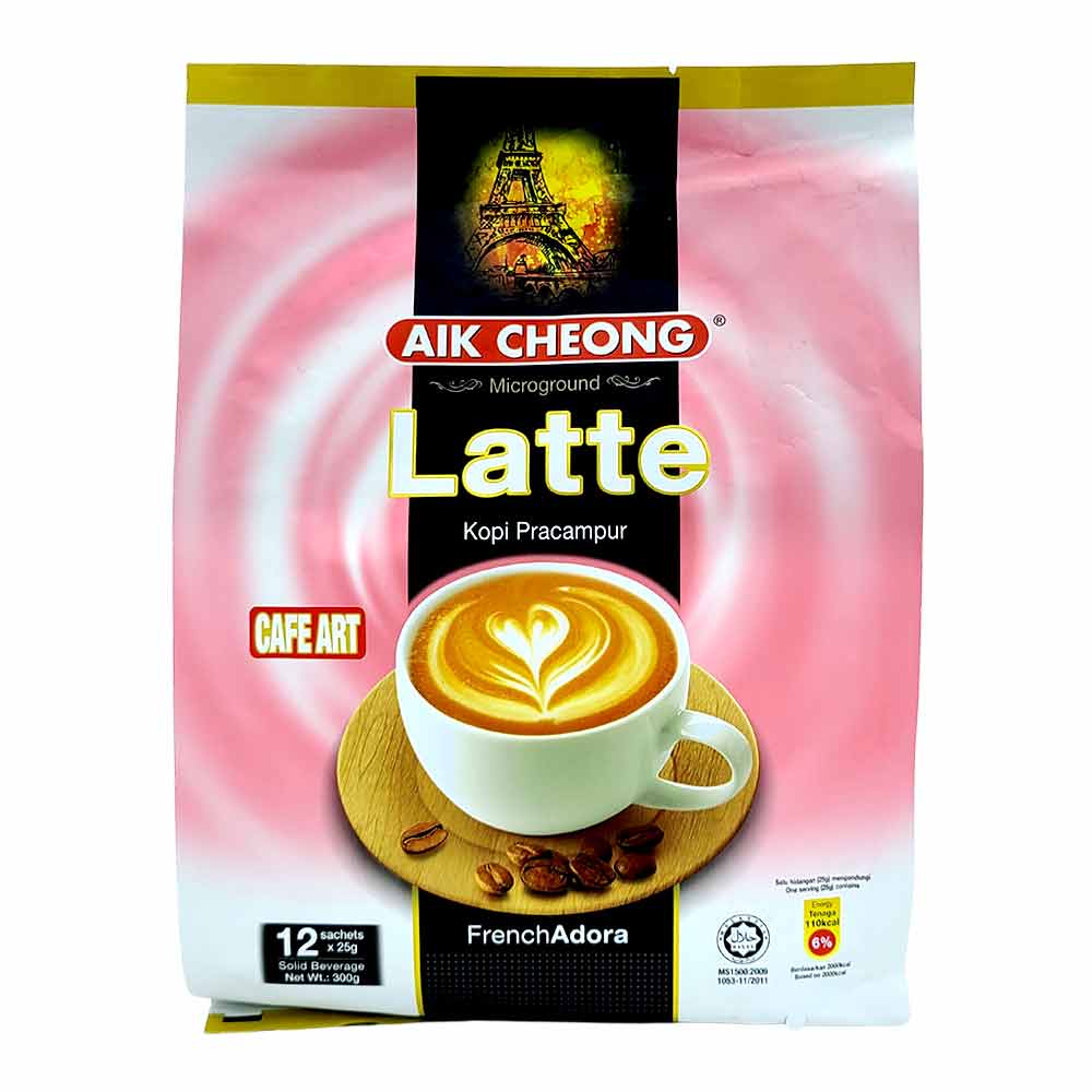 AIK CHEONG Cafe Art 3in1 300g (12's x 25g) - Latte