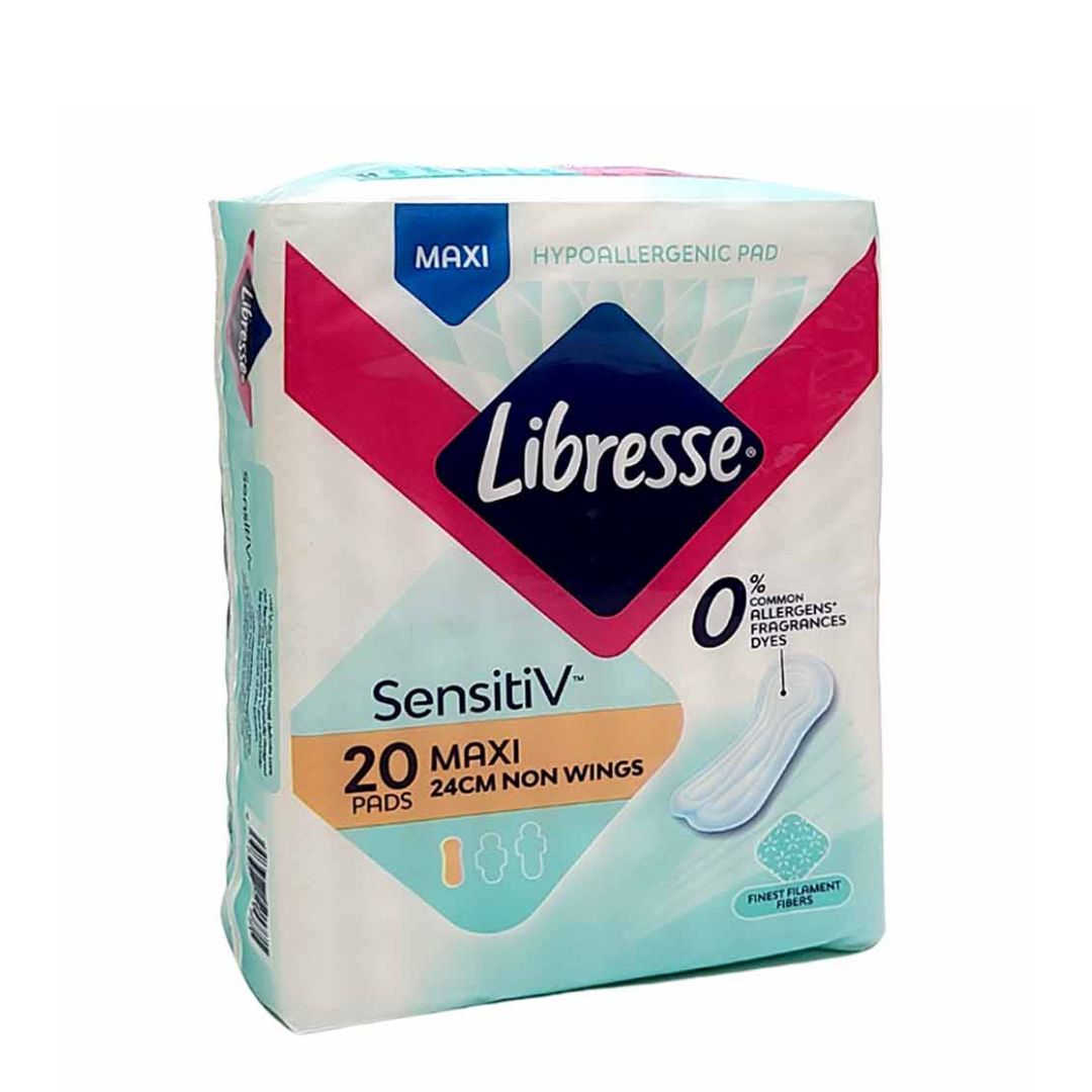 LIBRESSE SENSITIV MAXI 24CM 20PADS