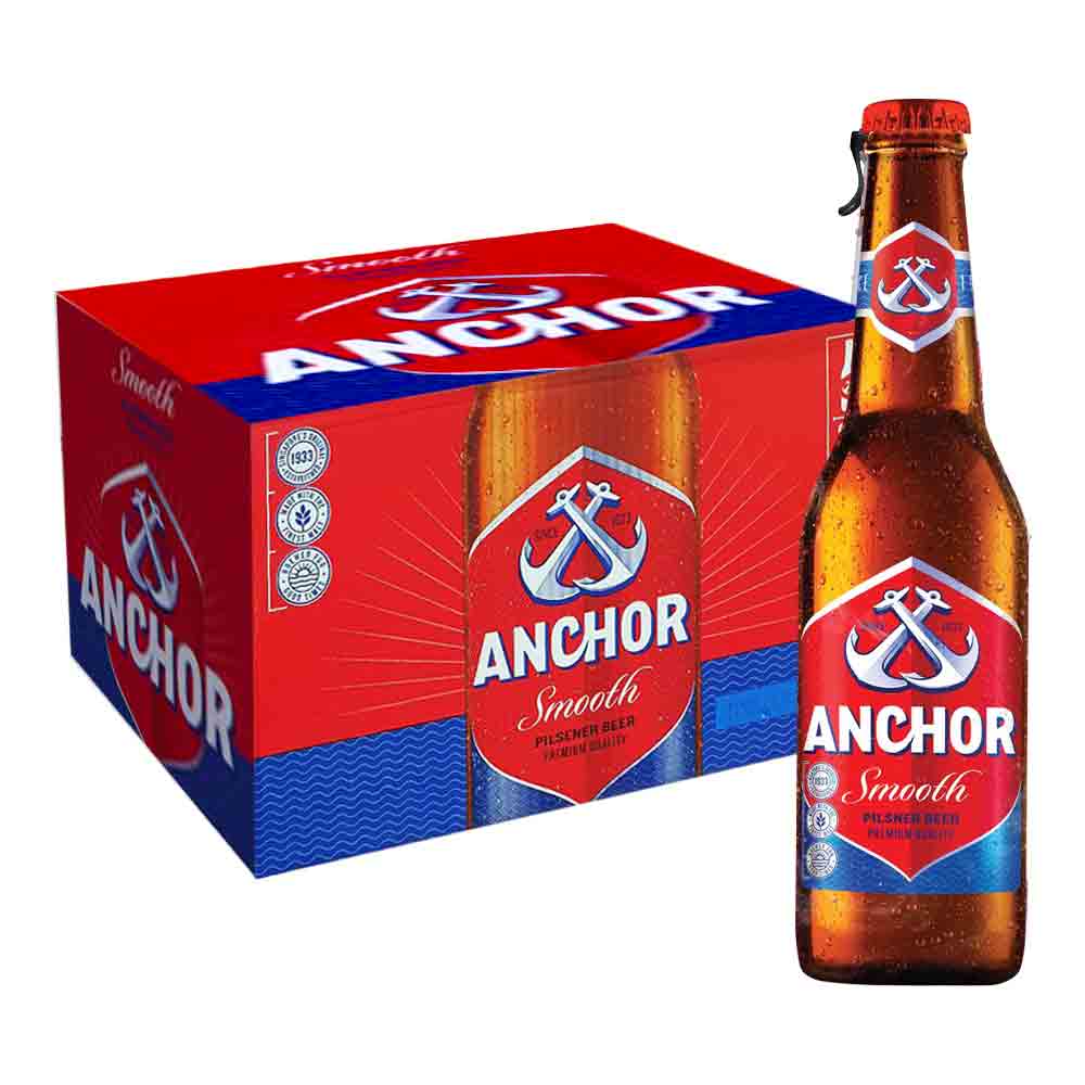 HEINEKEN ANCHOR SMOOTH PILSENER BEER 5% VOL 24 x 330ML