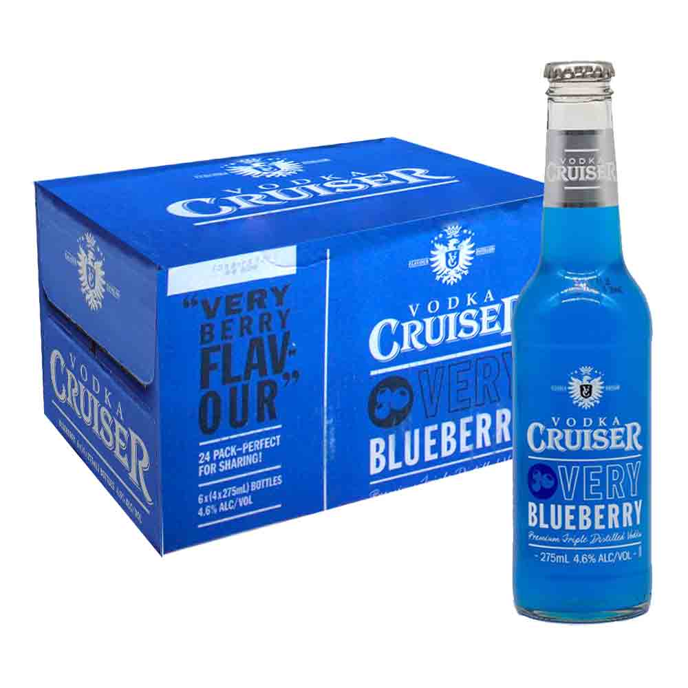 VODKA CRUISER BLUEBERRY 4.6% VOL 24 x 275ML