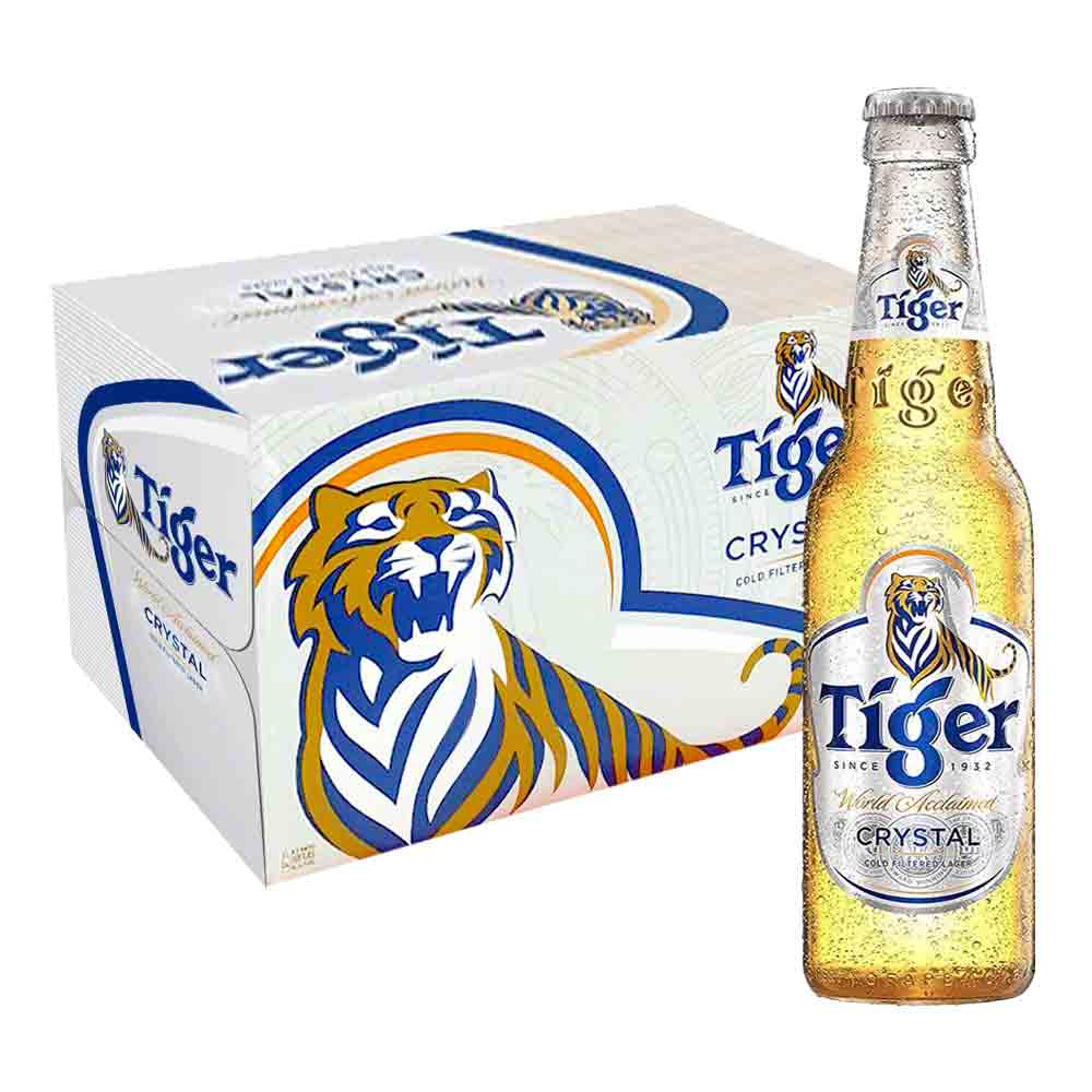 Heineken Tiger Crystal Beer 5% Vol 24 x 330ml