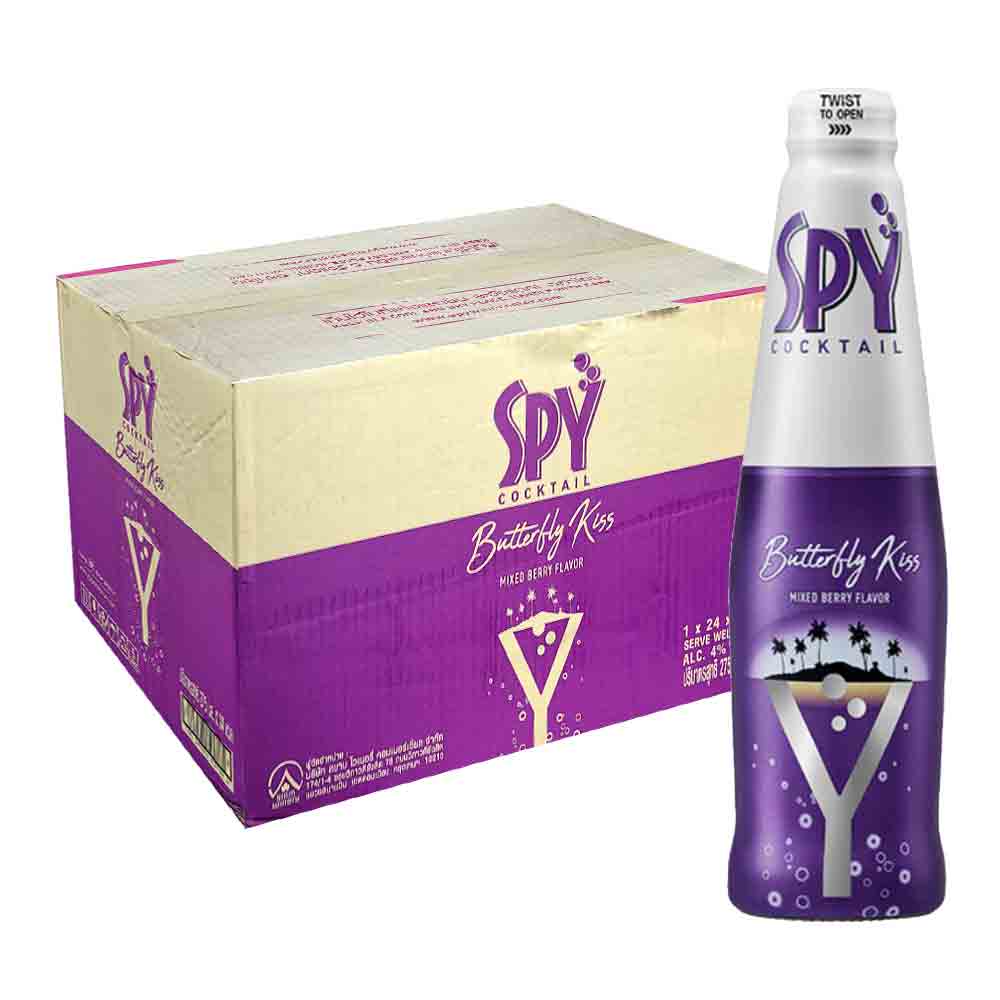 SPY Cocktail Butterfly Kiss Mixed Flavor 4% Vol 24 x 275ml