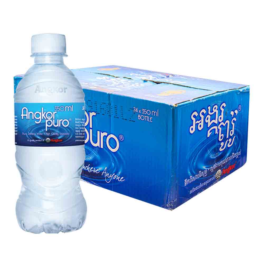 CAMBREW ANGKOR PURO WATER 24 x 350ML