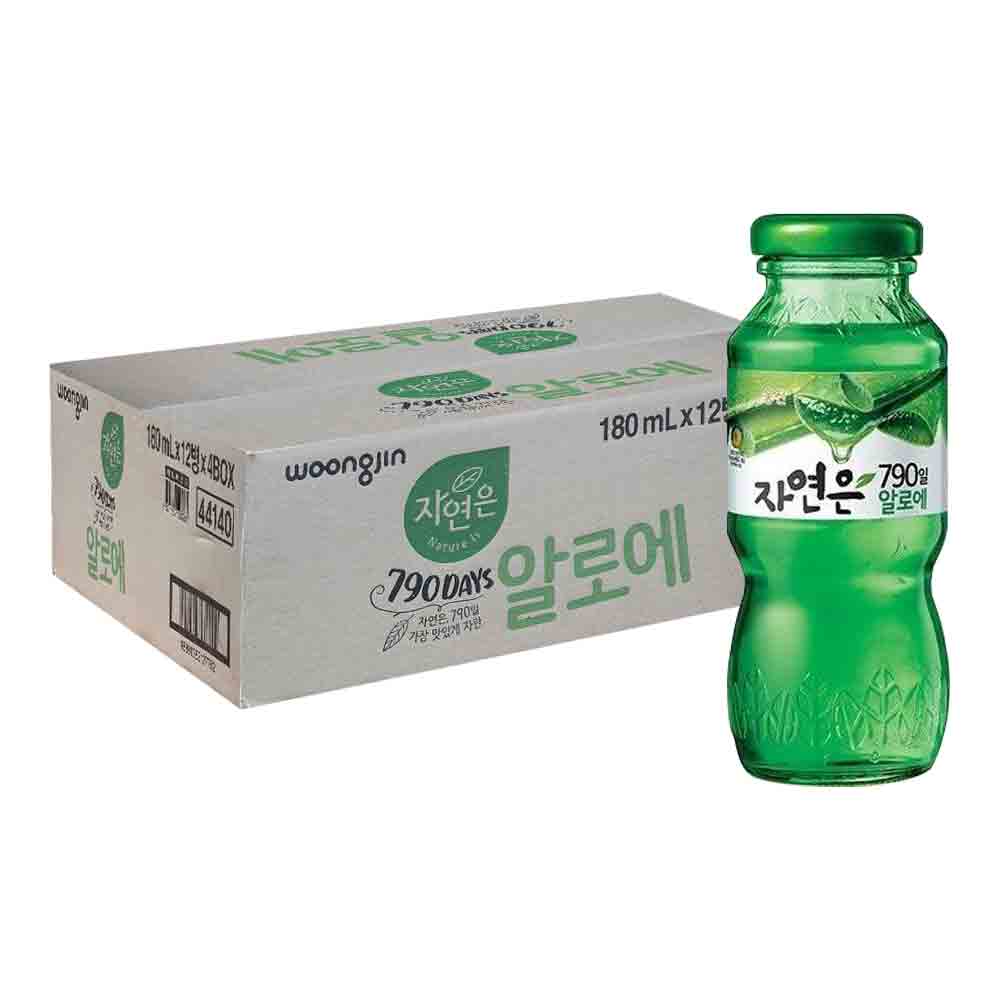 woongjin Nature is 790 Days Aloe 12 x 4Box 180ml