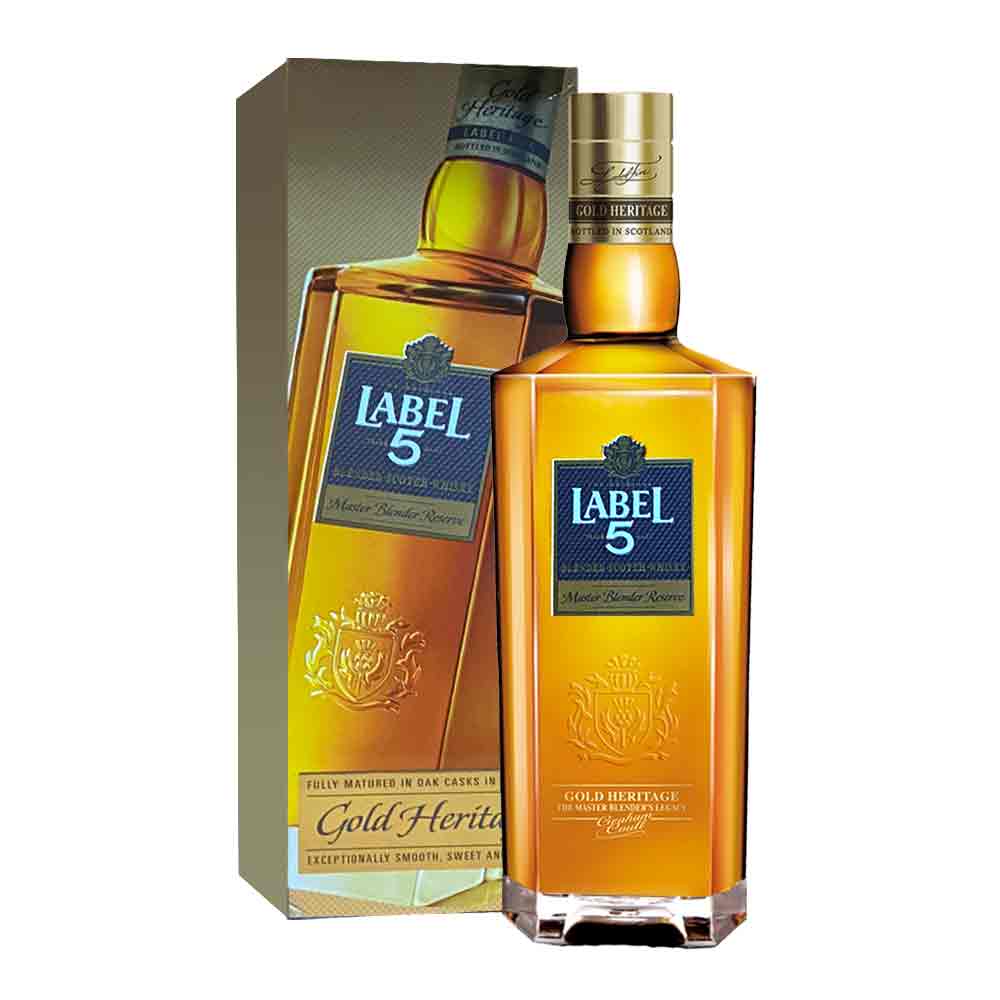 Label Trade 5 Mark Gold Heritage Master Blended Scotch Whisky 40% Vol 750ml